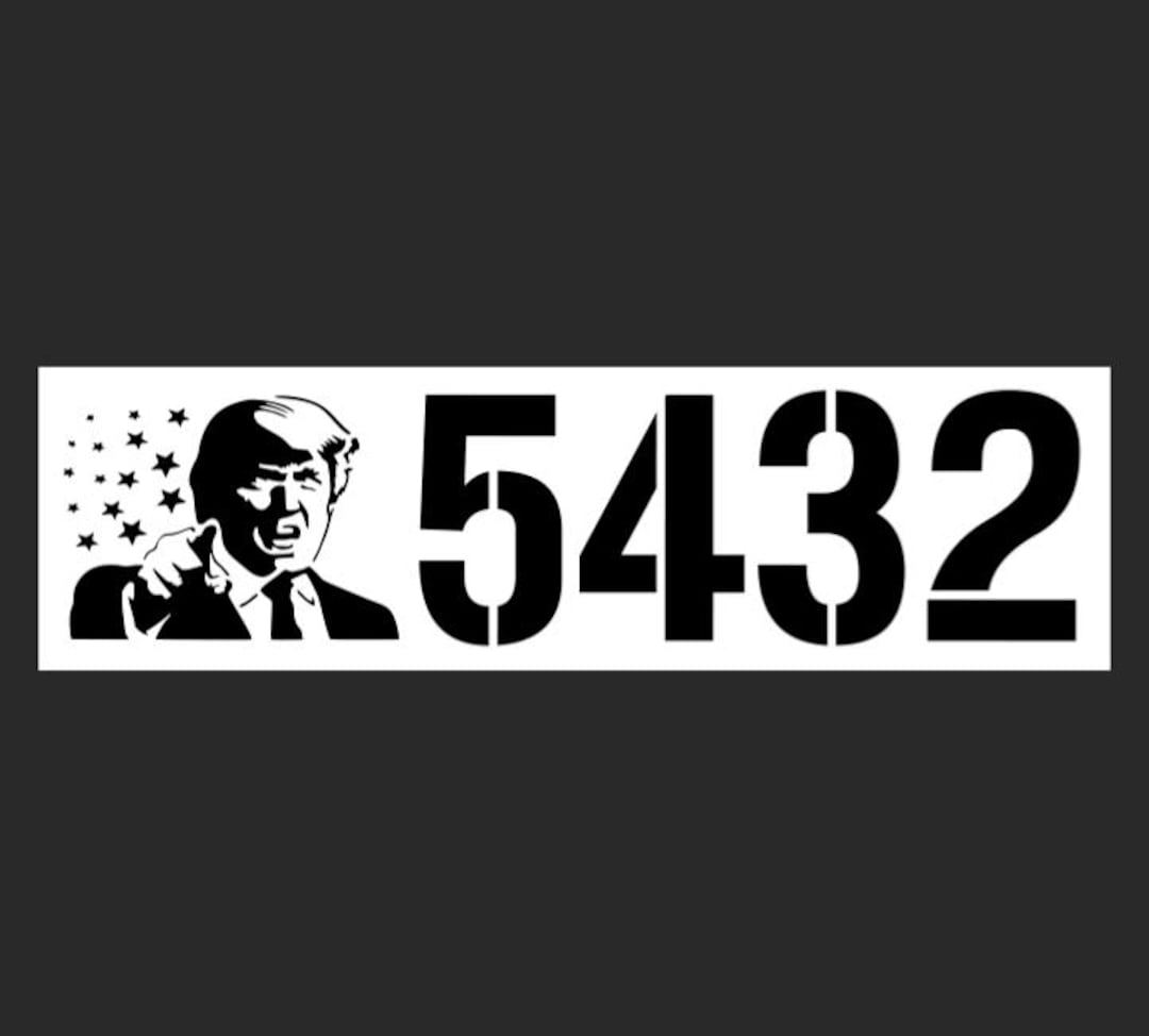 Donald Trump & Address Number Stencil - Etsy