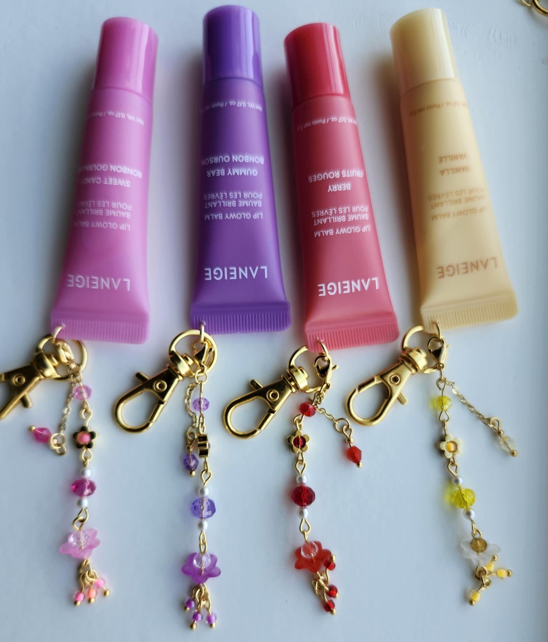 Laneige MINI Lip Glowy Balm Charms/ Lip Balm Keychains, Perfect Gift - Etsy