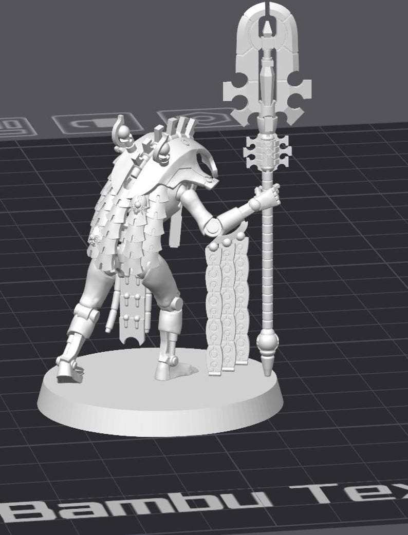 Necron Kamoteph the Crooked High Quality STL Ready to Print 3D ...