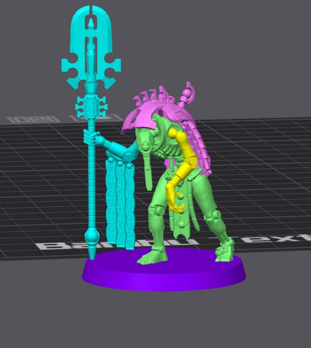 Necron Kamoteph the Crooked High Quality STL Ready to Print 3D ...