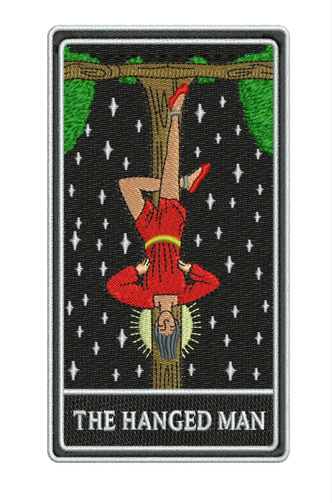 Tarot Card Embroidery Design - THE HANGED MAN - Etsy