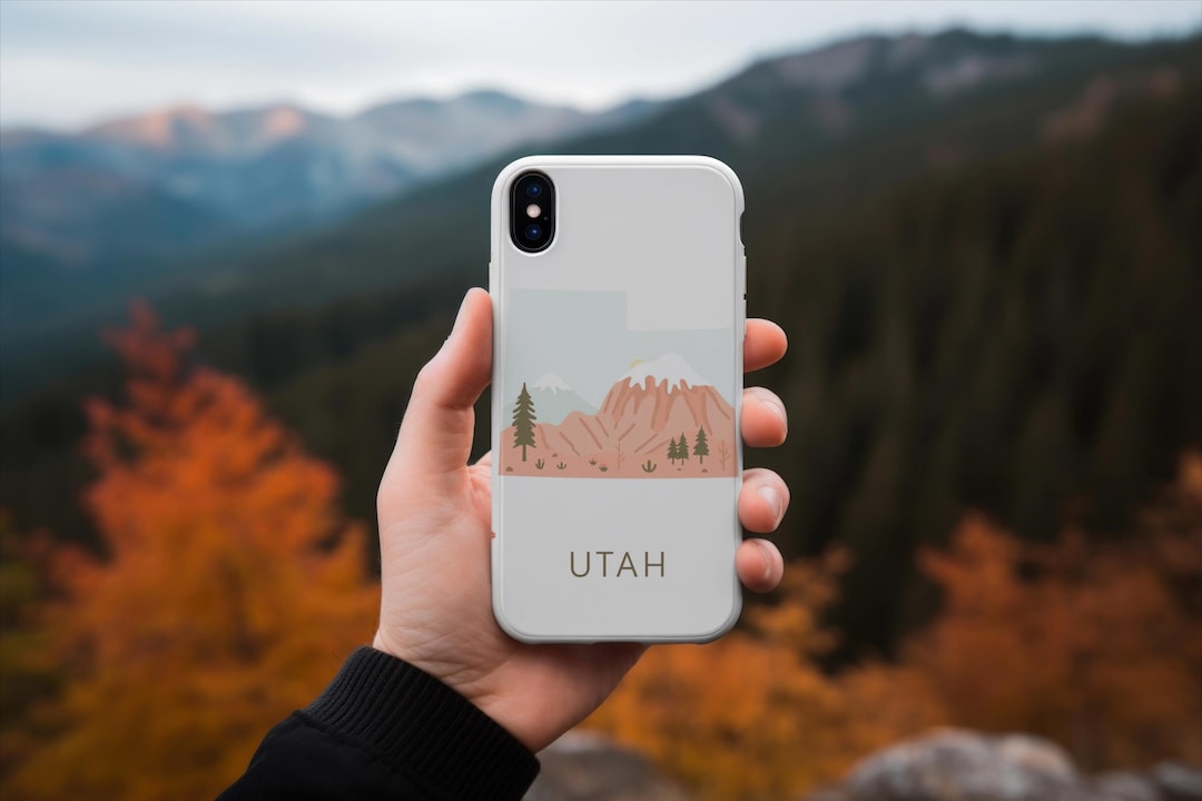 Adventure Phone Case - Utah Mountains Design, Nature Lover Gift, Travel ...