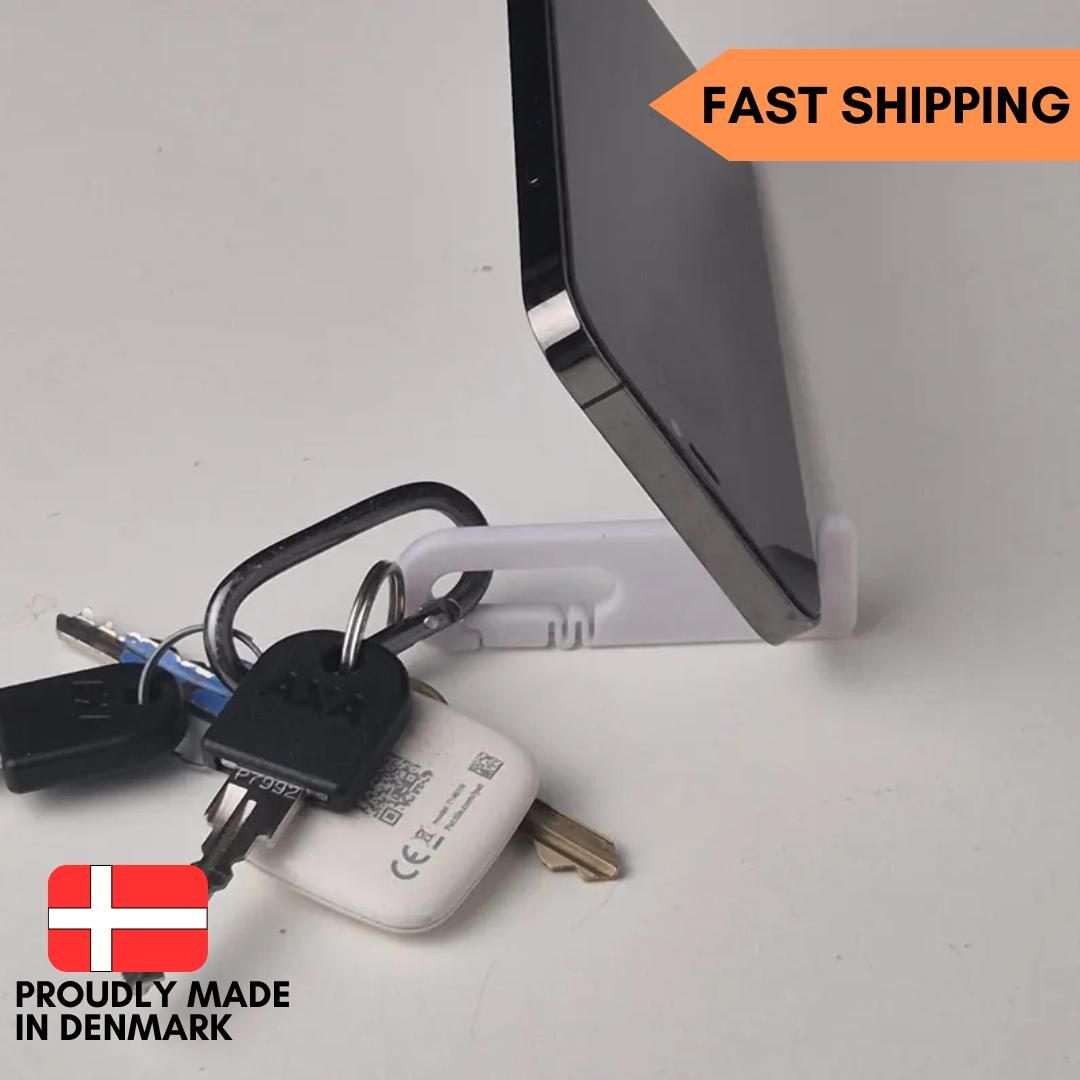 3d-printed Keychain Phone Holder – Portable and Stylish Smartphone ...