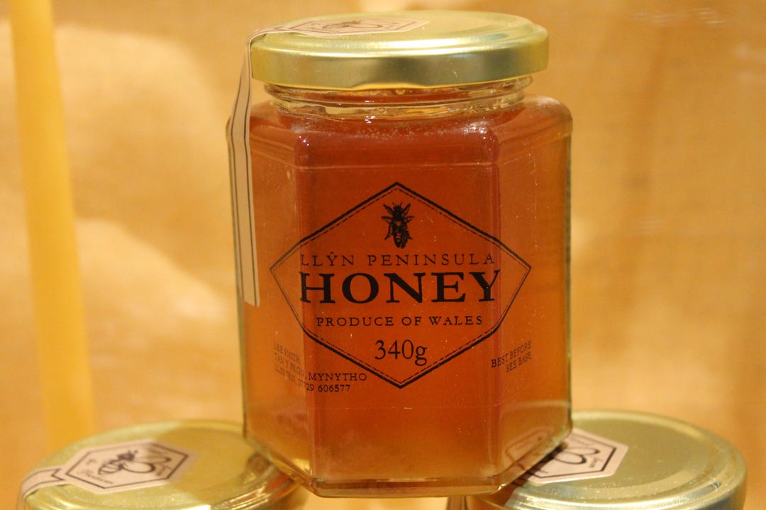 Pure Raw Welsh Honey 340g Direct From the Beekeeper - Etsy UK
