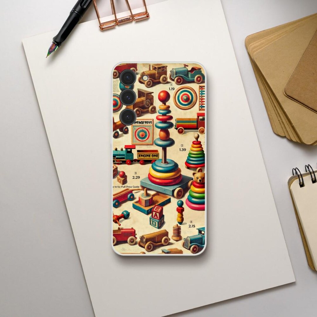 Vintage Toy Phone Case - 1950s 1960s Samsung Flexi Case - Durable ...