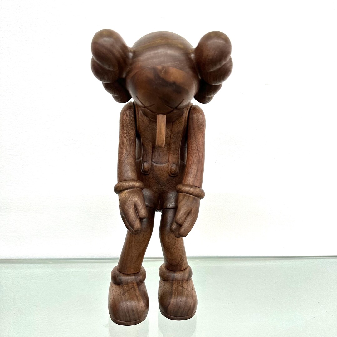 Handmade Kaws-inspired Small Lie Companion Figurine Trendy Urban Art ...