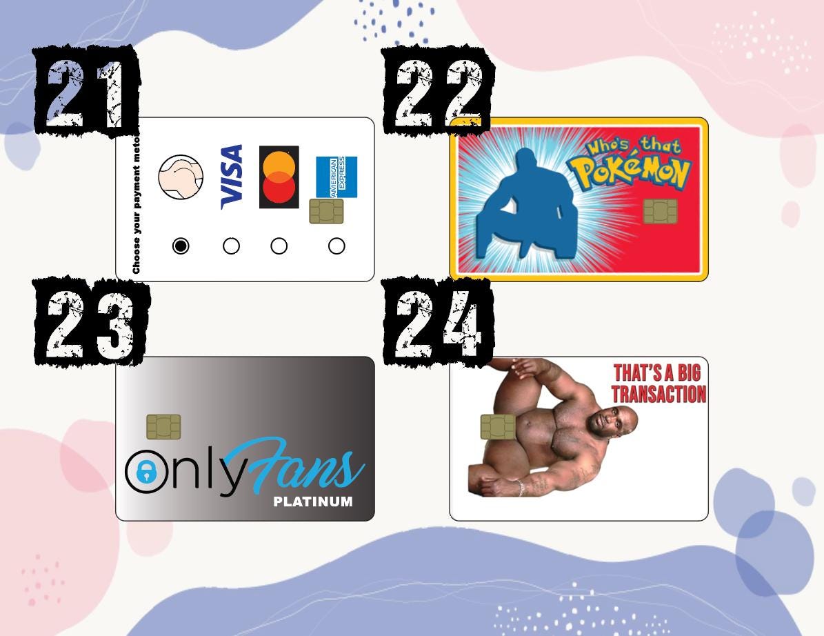 Credit / Debit Card Skins- Unique Decals, Vinyl Stickers, - Etsy