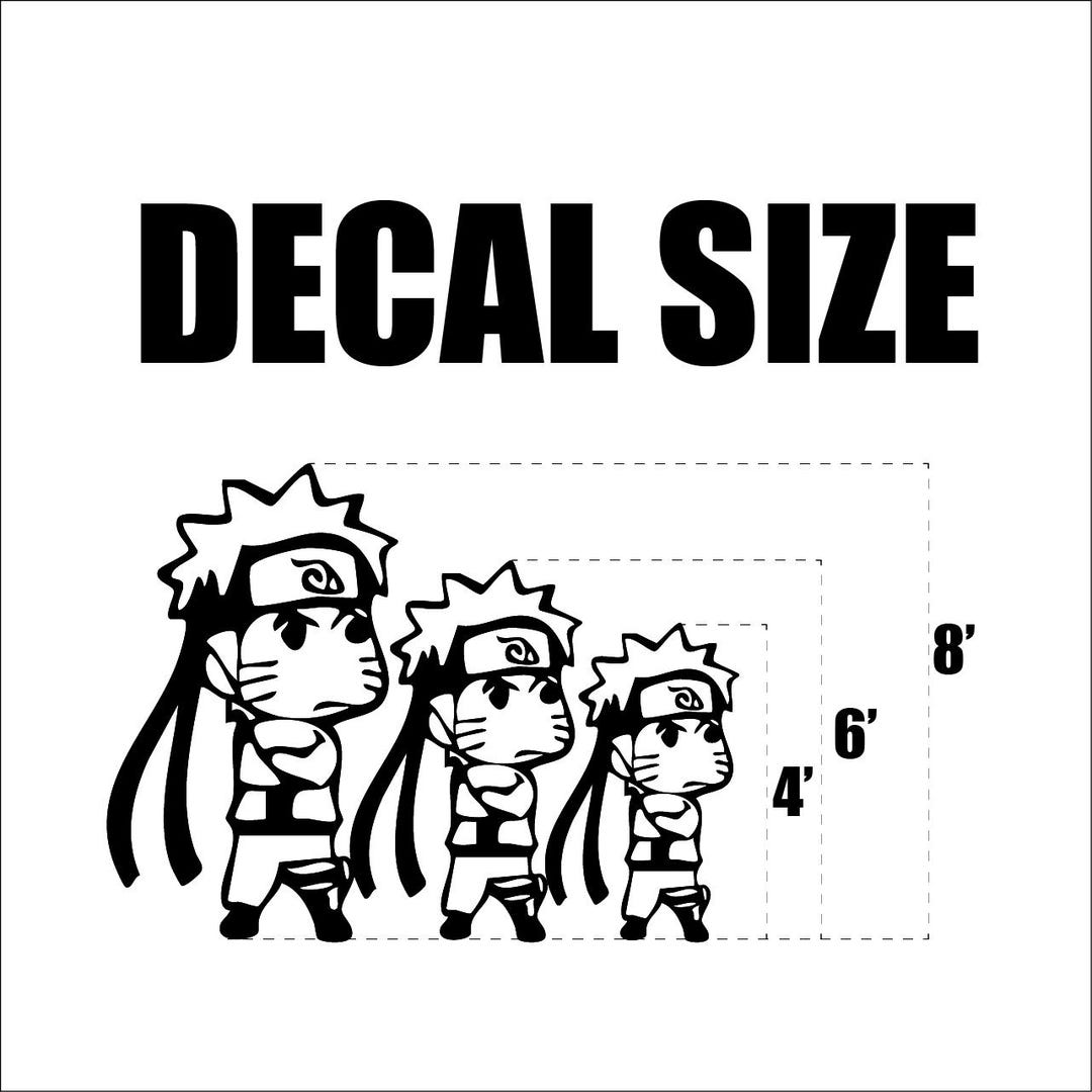 Naruto Custom Decals, Car/laptop Stickers - Etsy