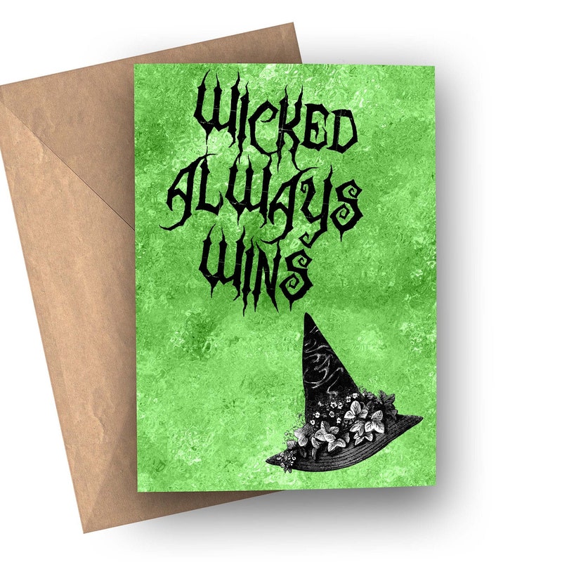 Wicked Birthday Card - Etsy UK