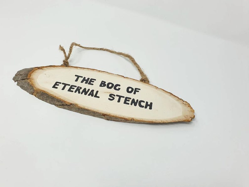 Bog of Eternal Stench Wooden Sign - Etsy