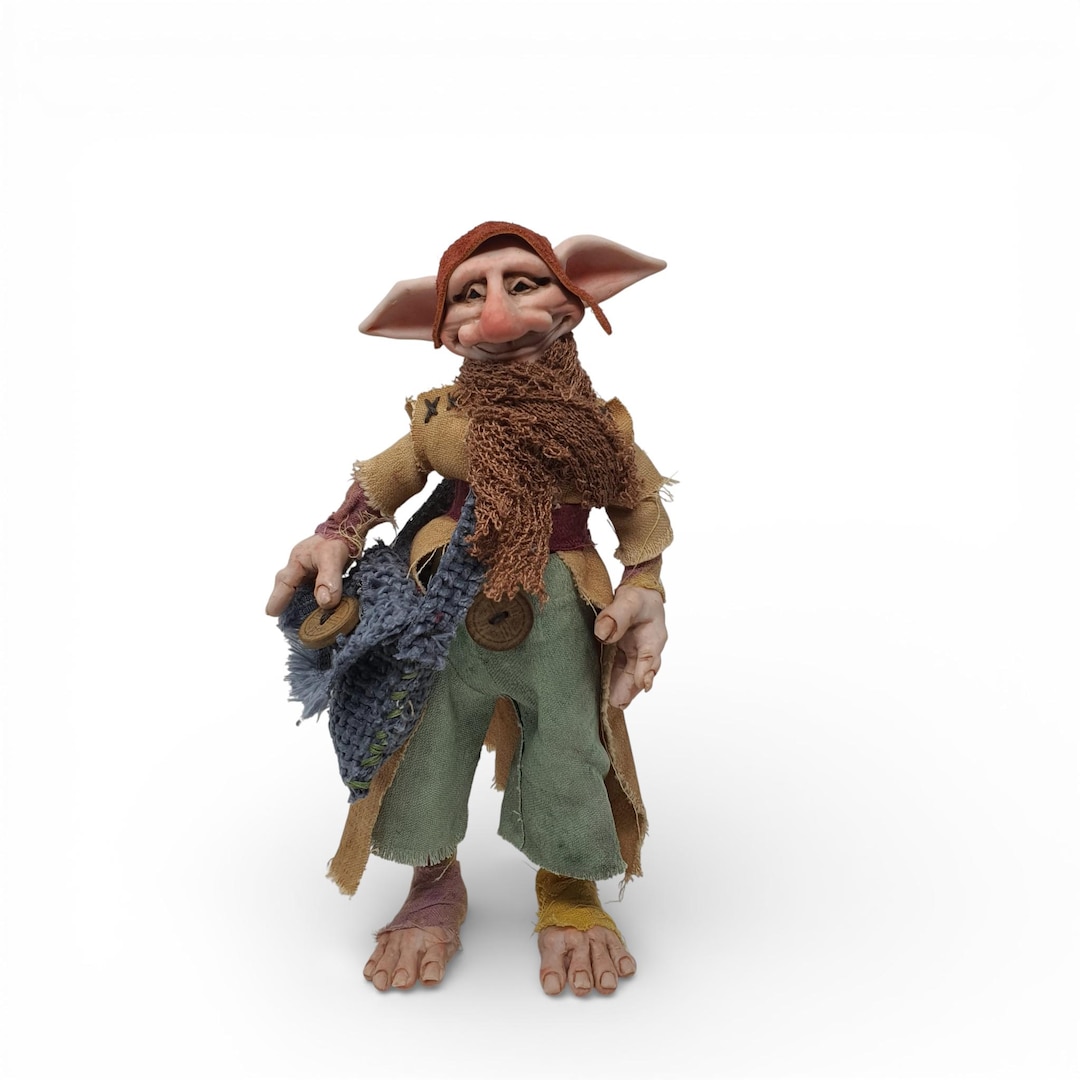 Bracken the Woodland Forager Goblin – One of a Kind Handmade Goblin Art ...