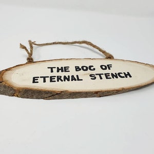 Bog of Eternal Stench Wooden Sign - Etsy
