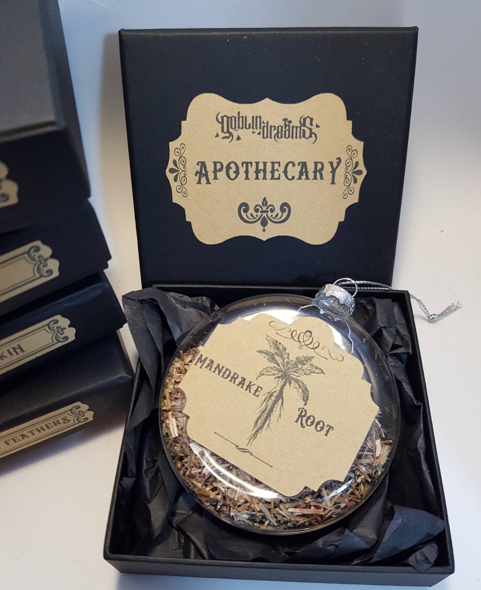 Mandrake Root Apothecary Luxury Glass Potion Bauble - Etsy