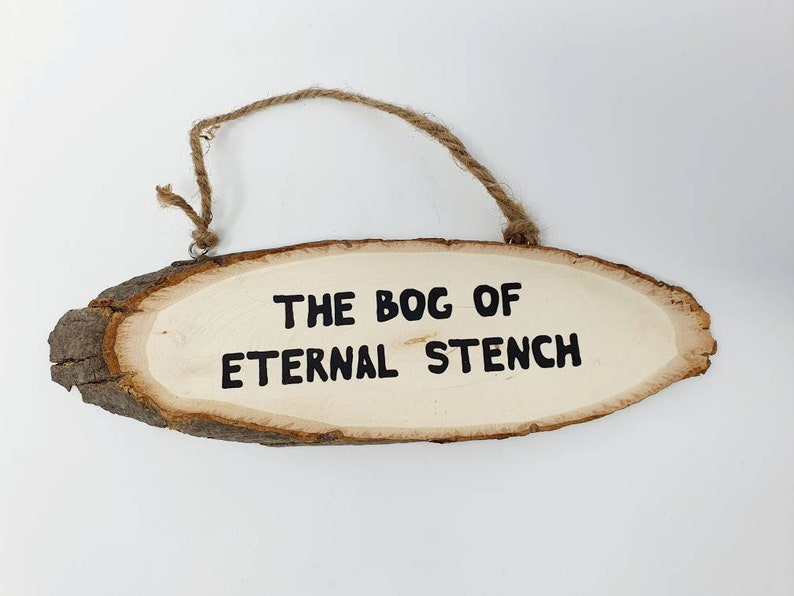 Bog of Eternal Stench Wooden Sign - Etsy