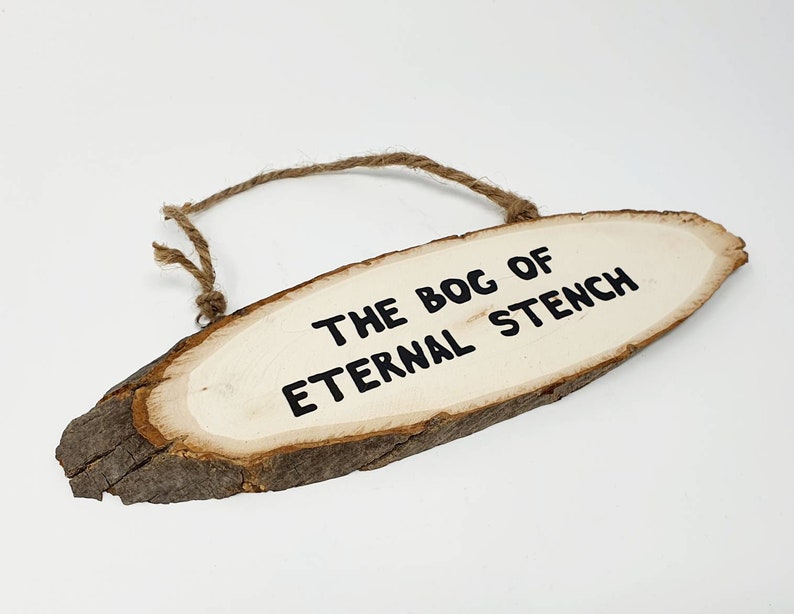Bog of Eternal Stench Wooden Sign - Etsy