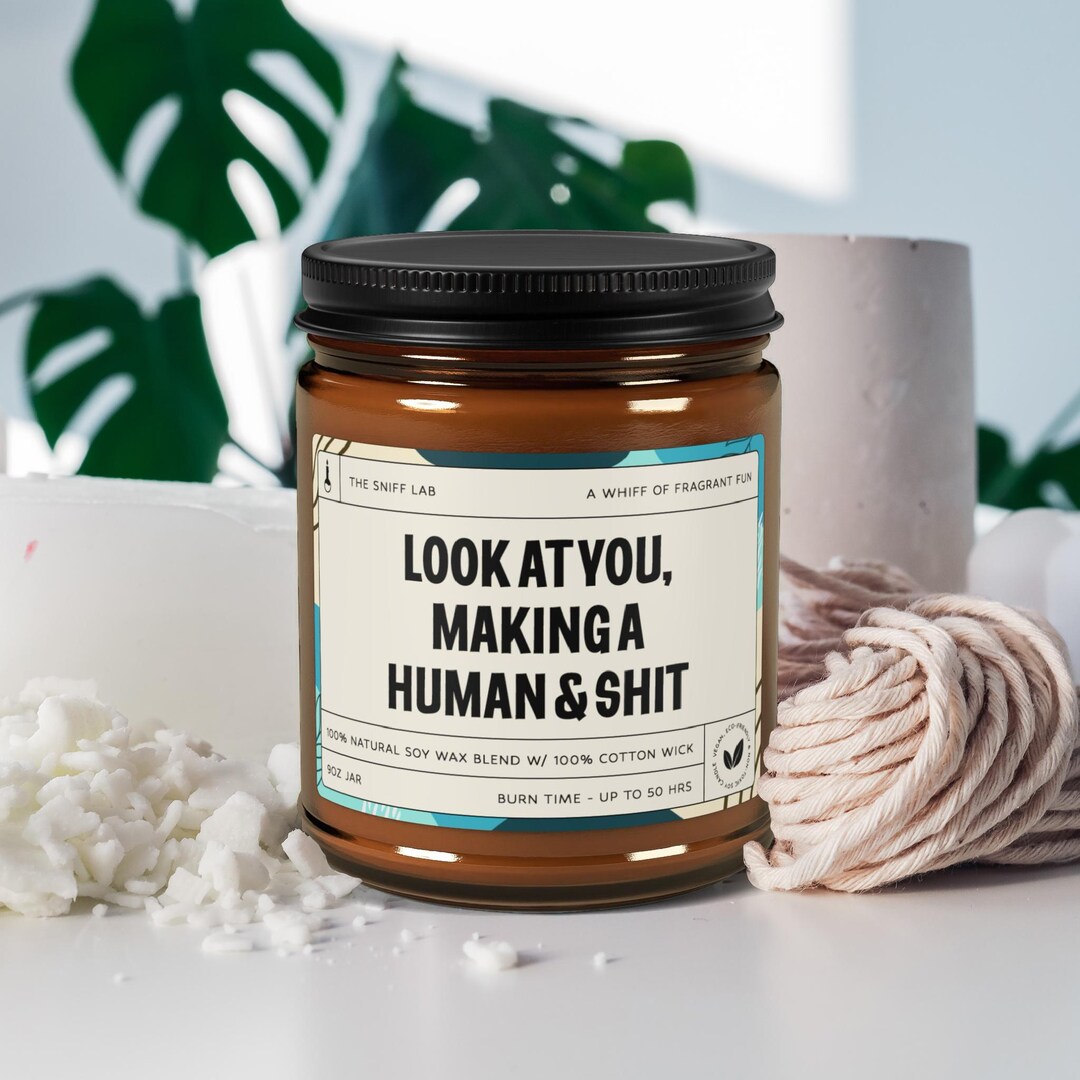 Look at You Making a Human & Shit, Expectant Mother Gifts New Mom Gifts ...