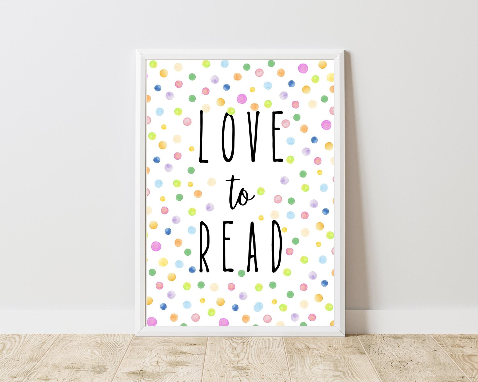 Kids Montessori Reading Corner Set of 4 Wall Art | Calming Corner ...