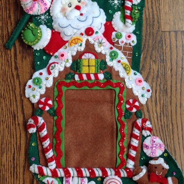 Gingerbread Stocking - Etsy