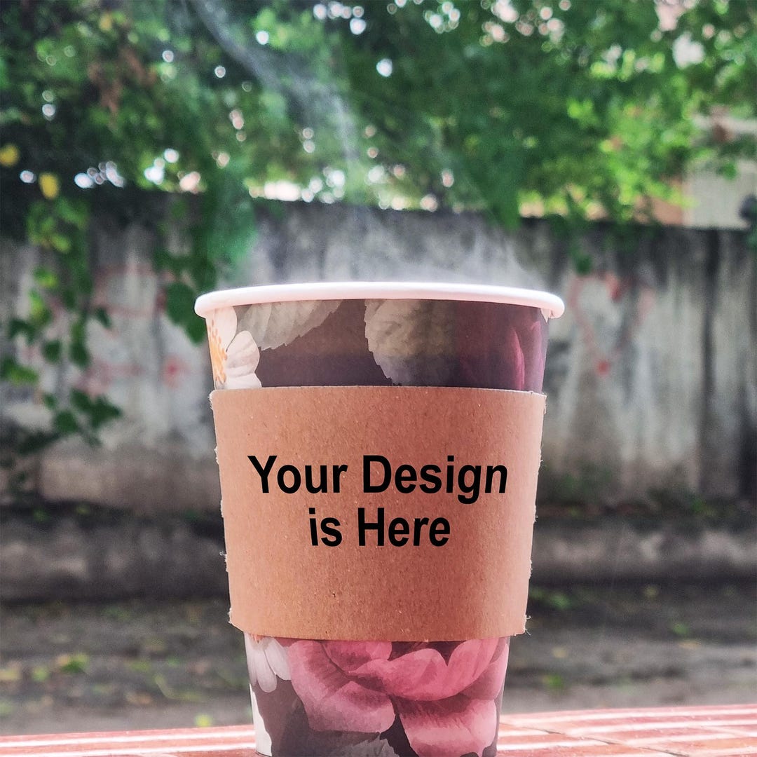 Personalized Coffee Cup Sleeves , Coffee Cup Sleeve, Disposable ...