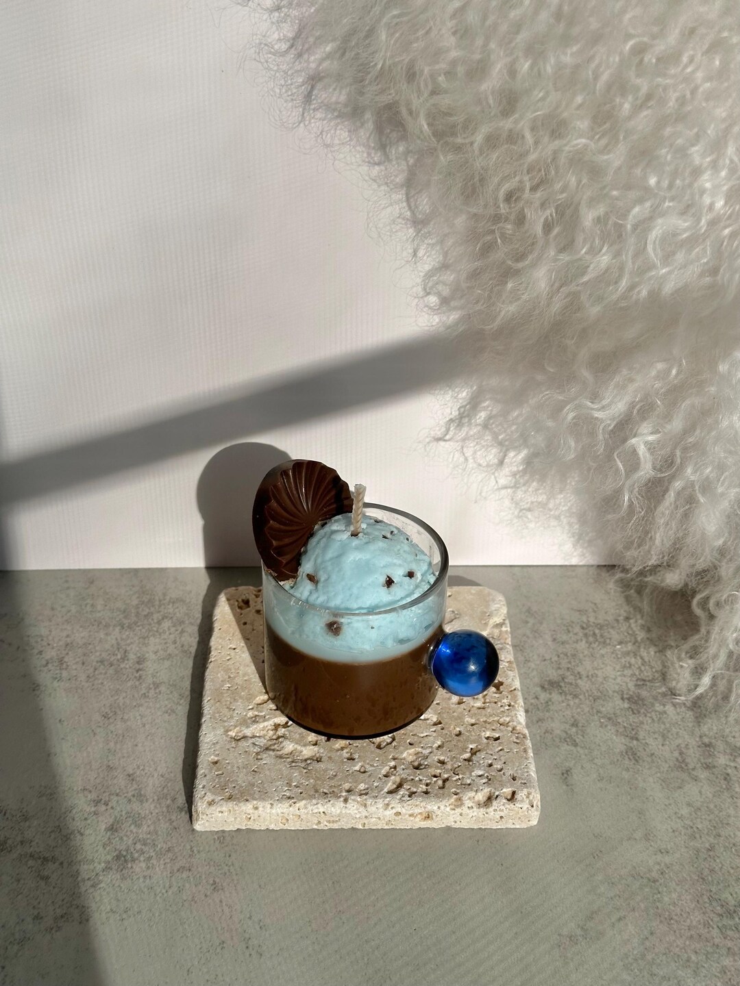 Mint Chocolate Chip / Affogato Espresso Candles, Ice Cream Candles ...