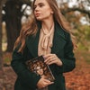 Q047---women's Winter Boiled Wool Oversized Coat in Deep Moss Green ...