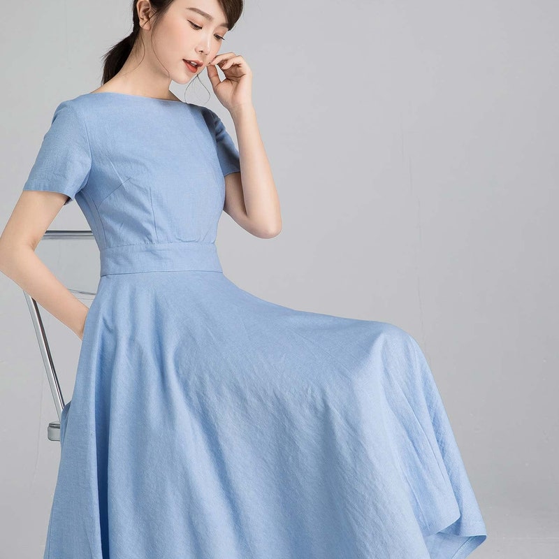 Powder Blue Dress - Etsy