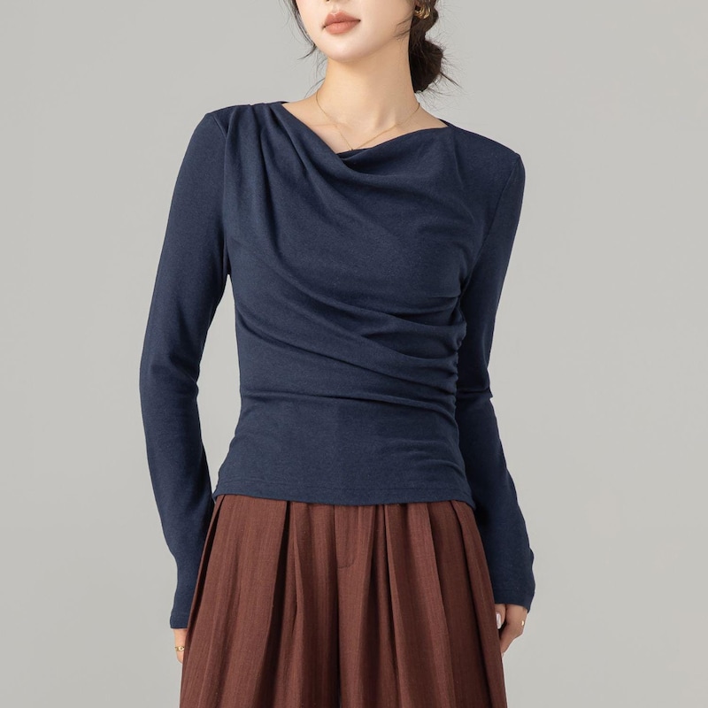 Womens Slate Blue Top - Etsy