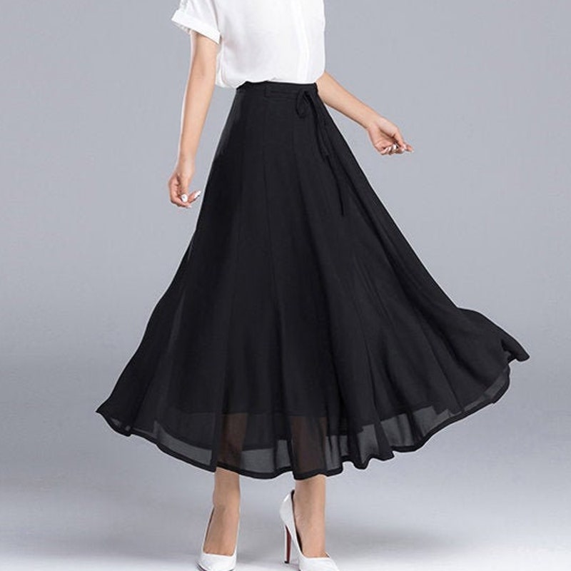 Chiffon Skirt - Etsy