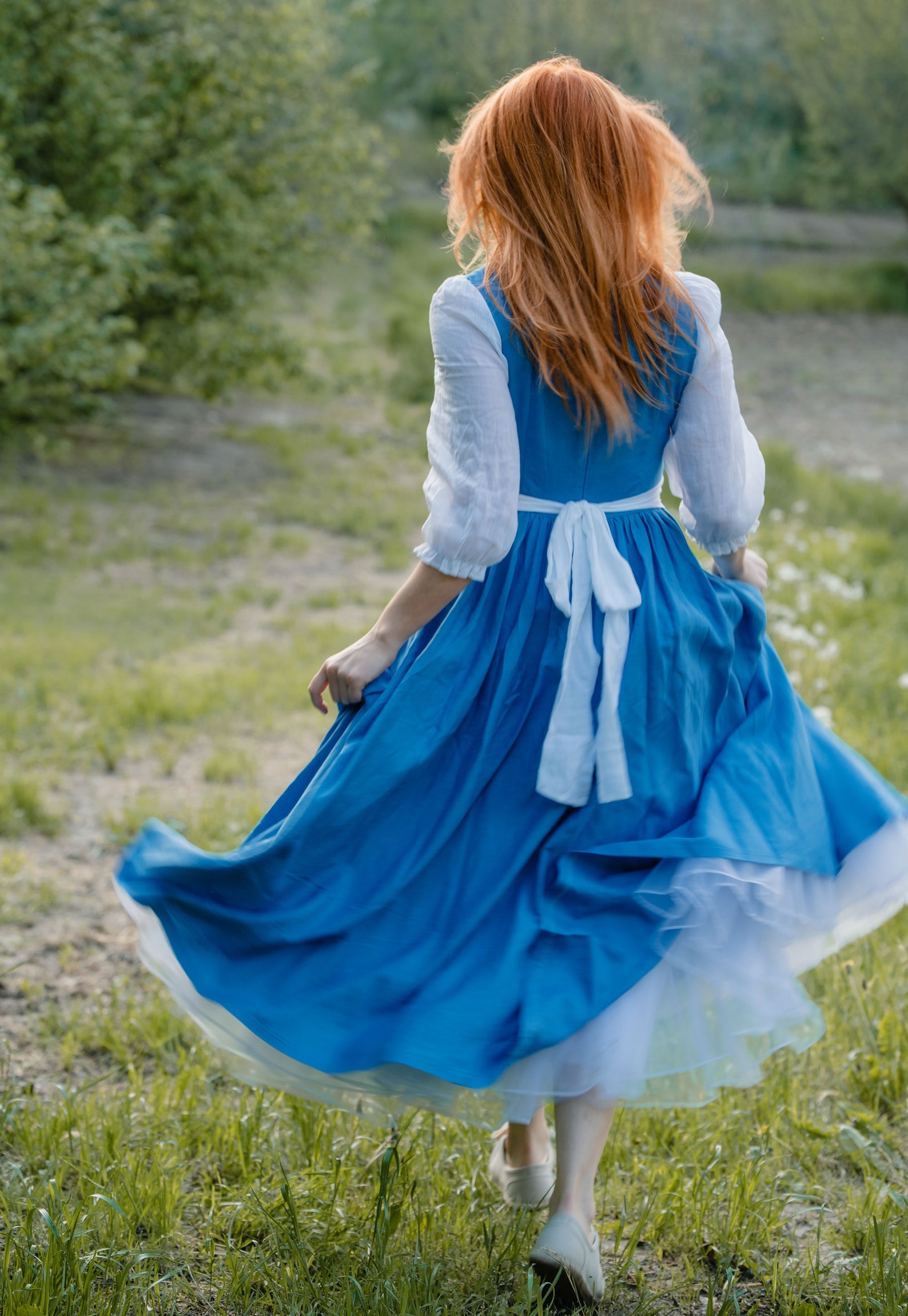 Blue Dress Adult Cottagecore Dress Princess Dress Cosplay - Etsy