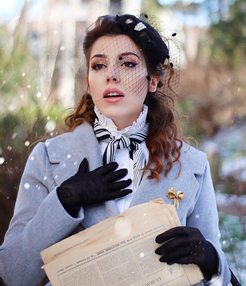 Wool Coat Gray Coat Wool Princess Coat 1950s Vintage - Etsy