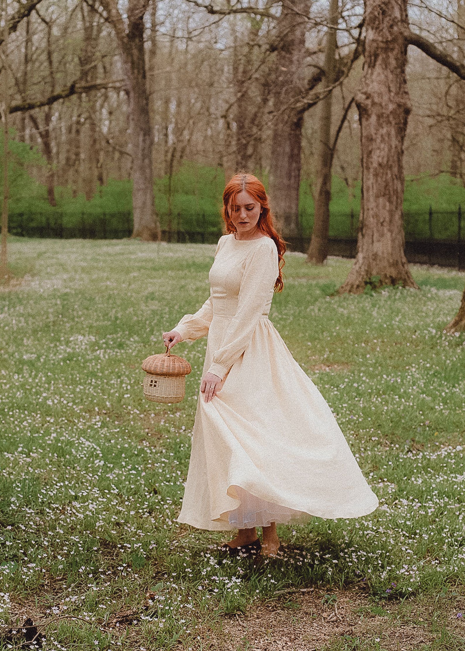 Beige Linen Dress Long Sleeve Linen Maxi Dress Womens Linen - Etsy
