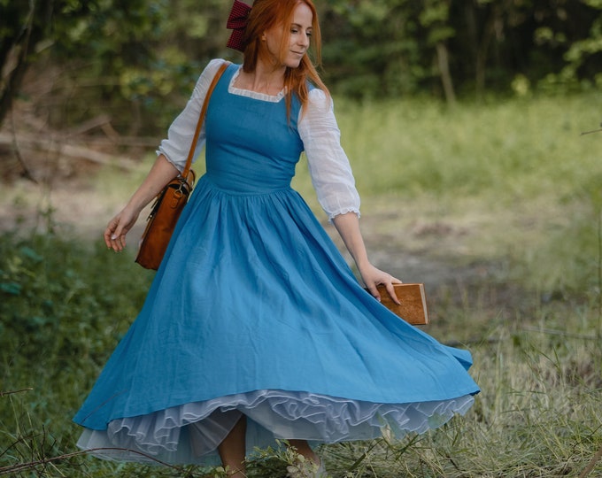 Blue Dress Adult Cottagecore Dress Princess Dress Cosplay - Etsy