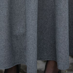 Long Wool Skirt, A-line Wool Maxi Skirt, Wool Skirt Women, Winter Wool ...