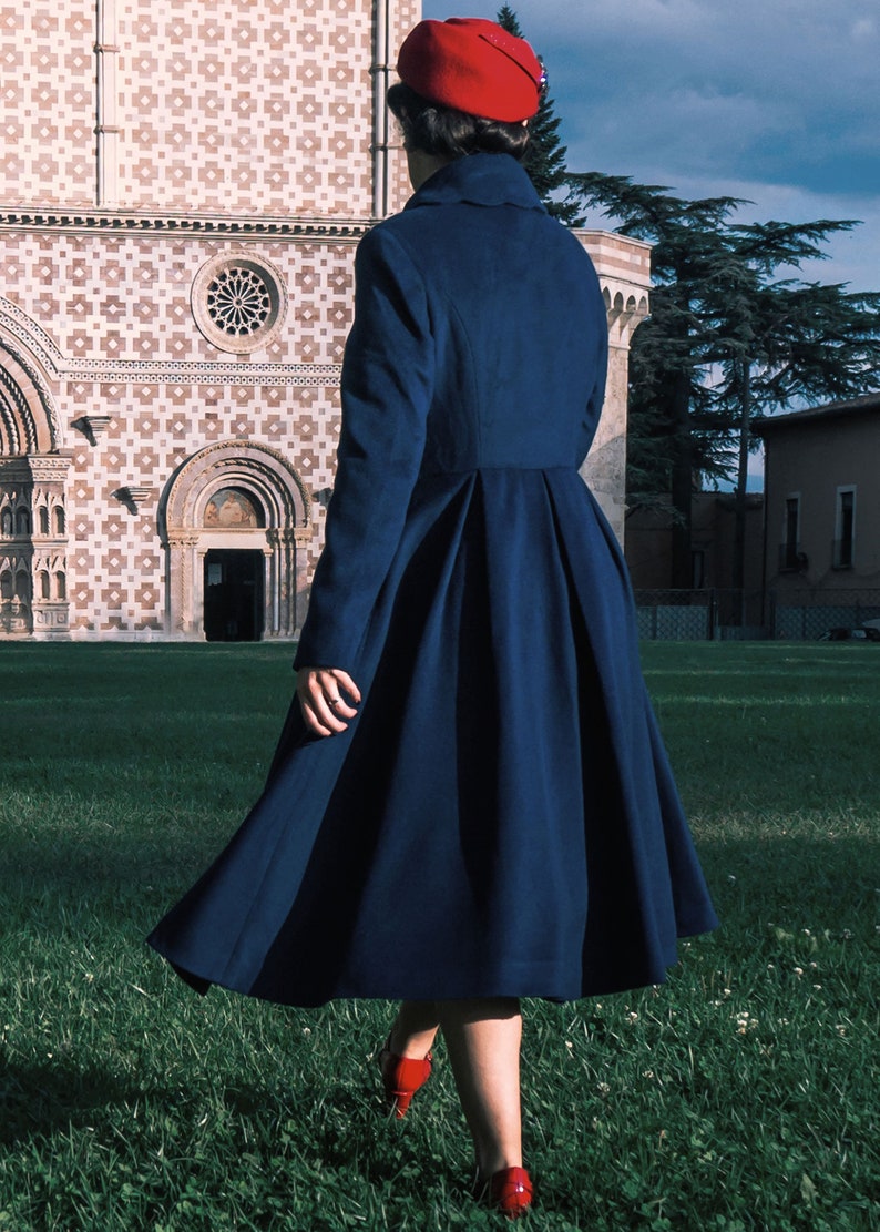 Wool Coat Wool Princess Coat Womens Double-breasted Wool - Etsy