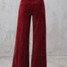 Red Corduroy Pants Wide Leg Pants for Women Long Pants High - Etsy
