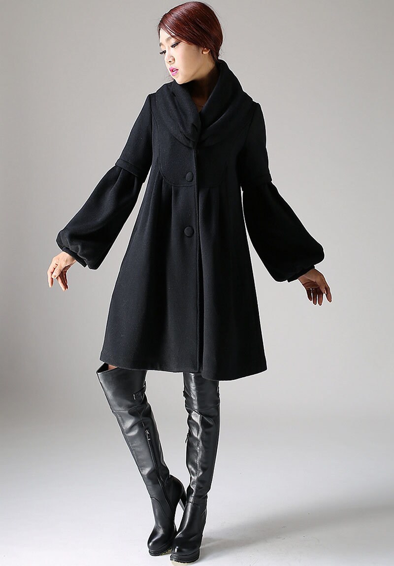 Vintage Inspired Wool Coat Winter Coat Womens Winter Etsy