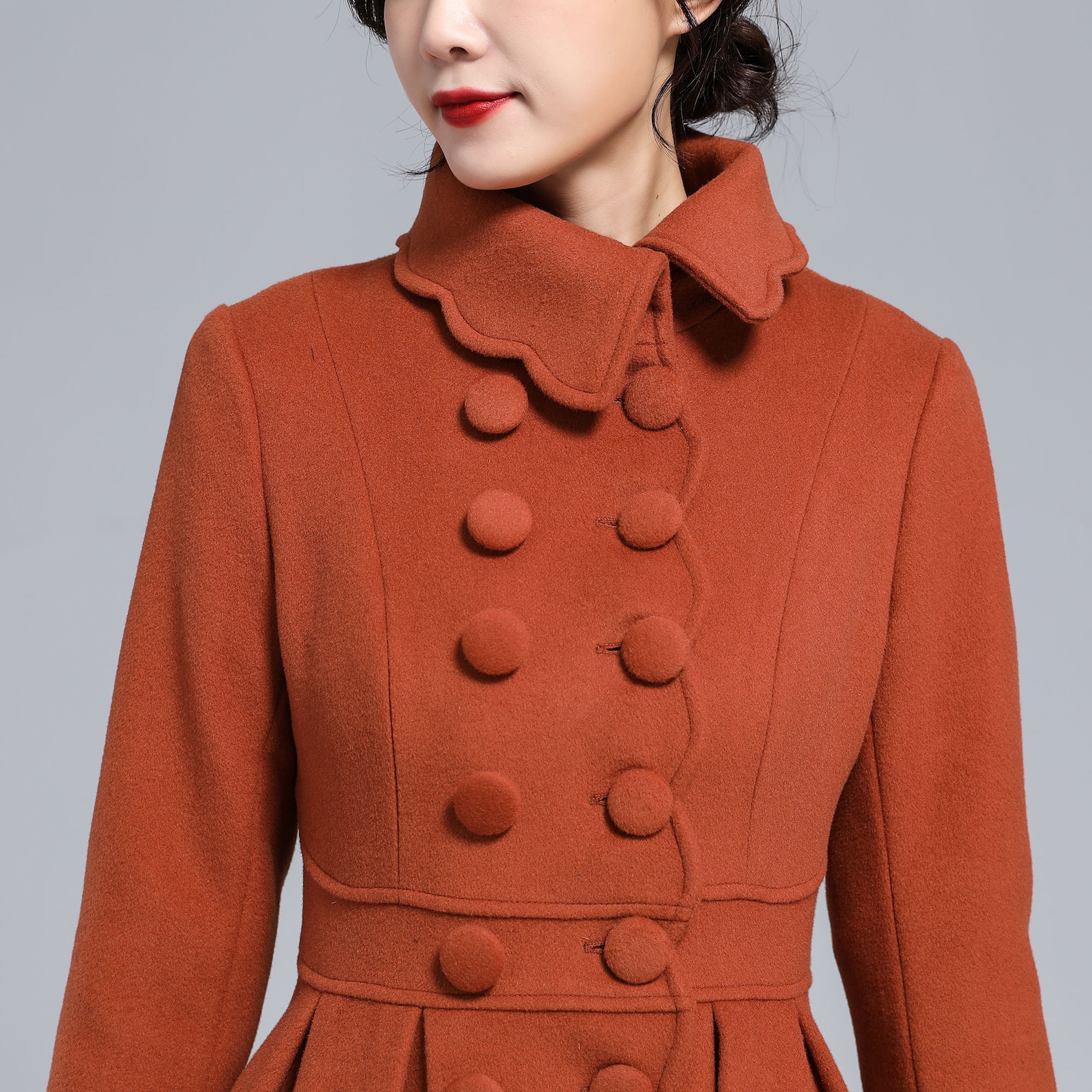 Vintage 1940s Wool Princess Coat Winter Caramel Long Wool - Etsy