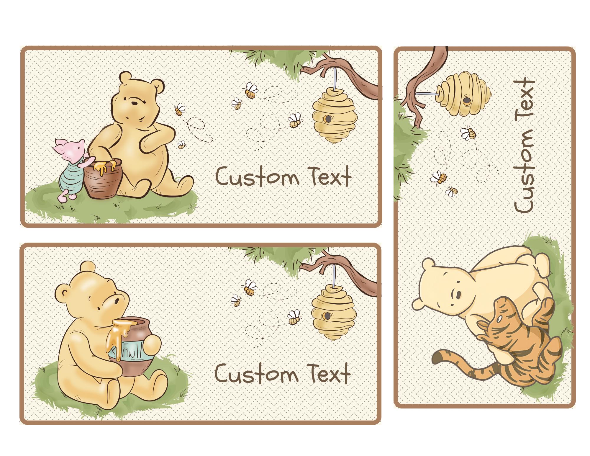 Vintage Winnie-the-pooh Budget Binder Inserts | A6 Cash Envelopes - Etsy