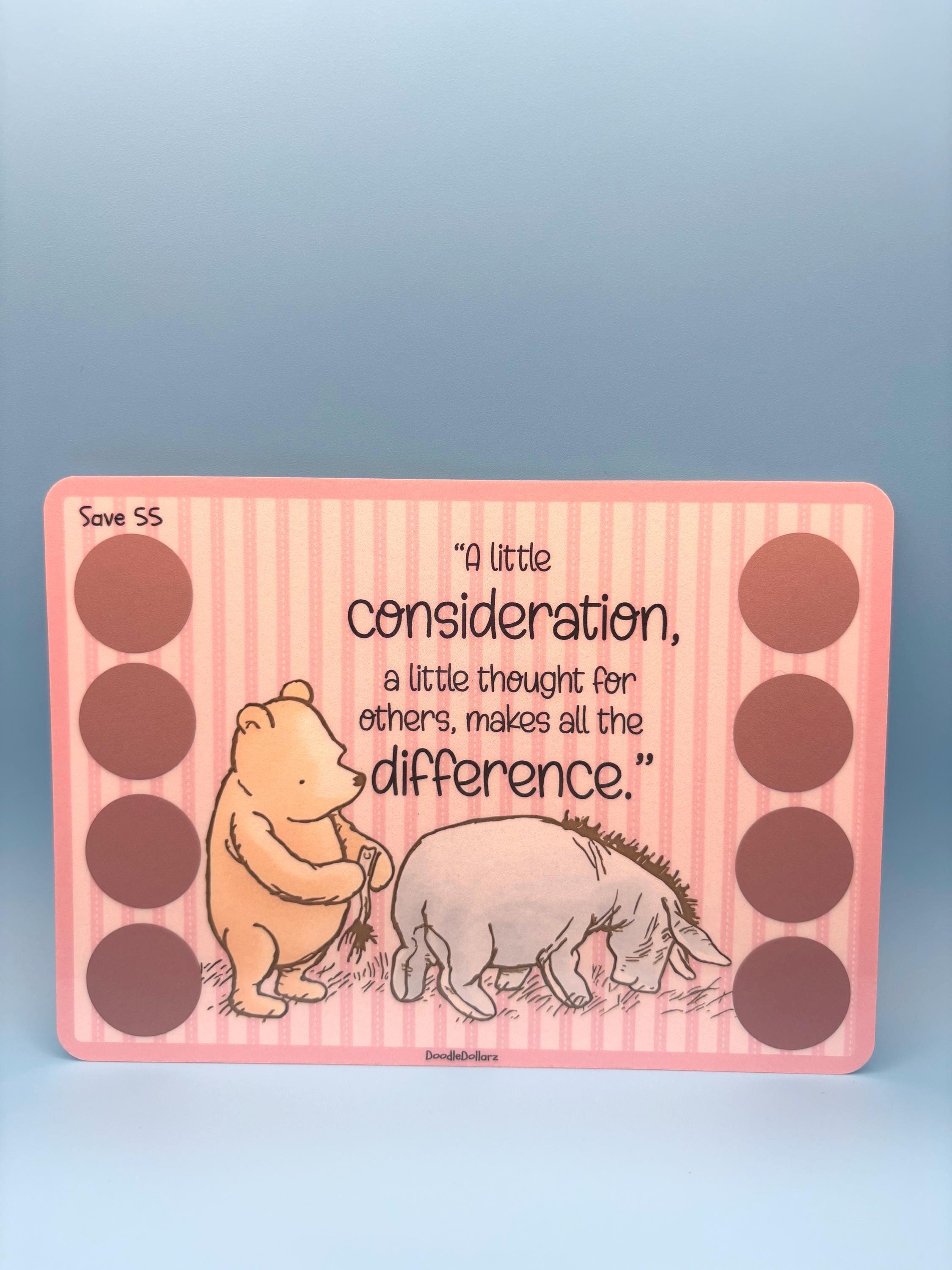 Winnie-the-pooh Cash Stuffing Challenges-scratchers, Savings Challenges ...