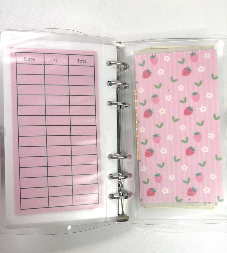 Strawberry Cash Envelope Trackers – A6 Budget Binder Inserts - Etsy