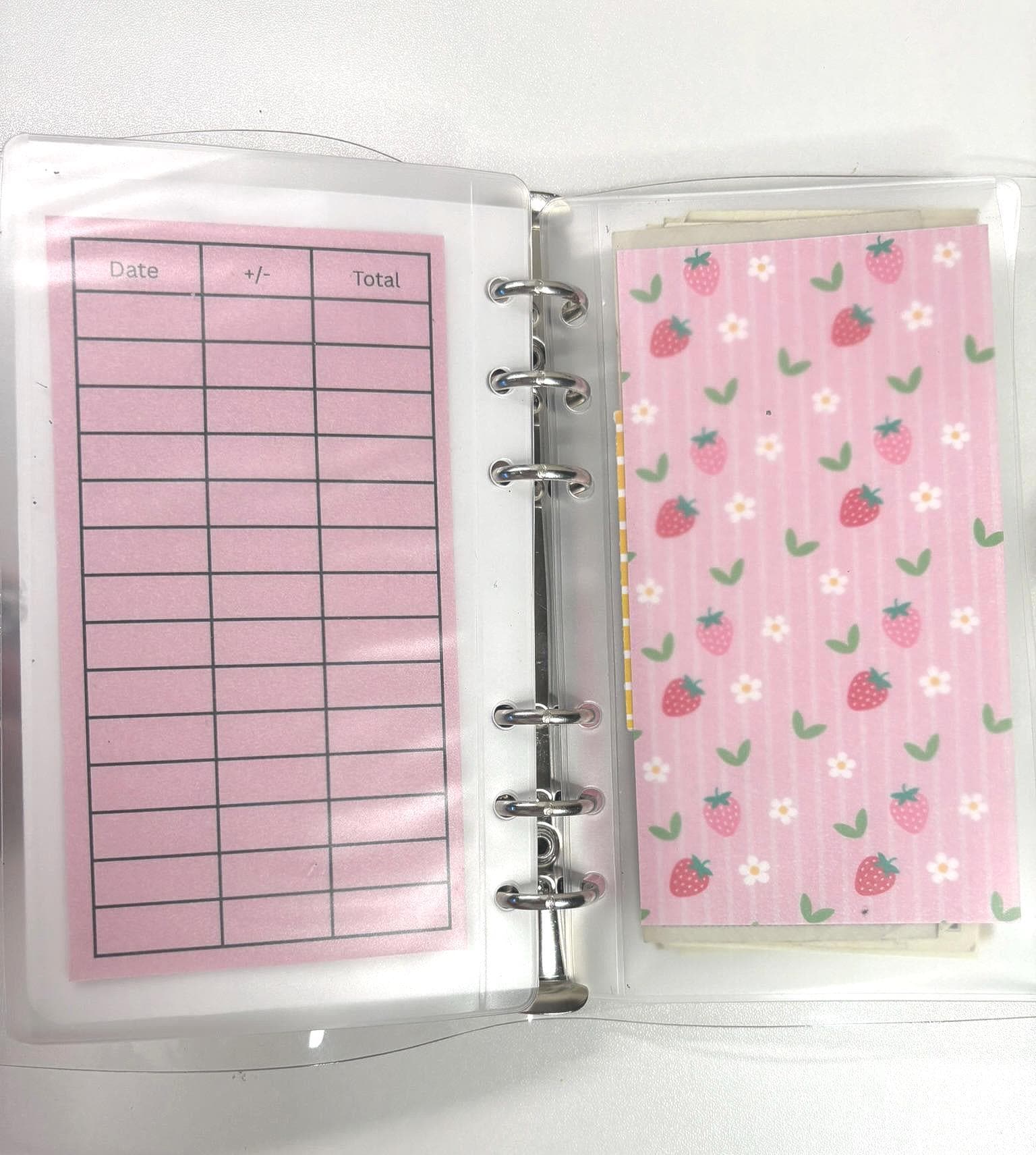 Strawberry Cash Envelope Trackers – A6 Budget Binder Inserts - Etsy