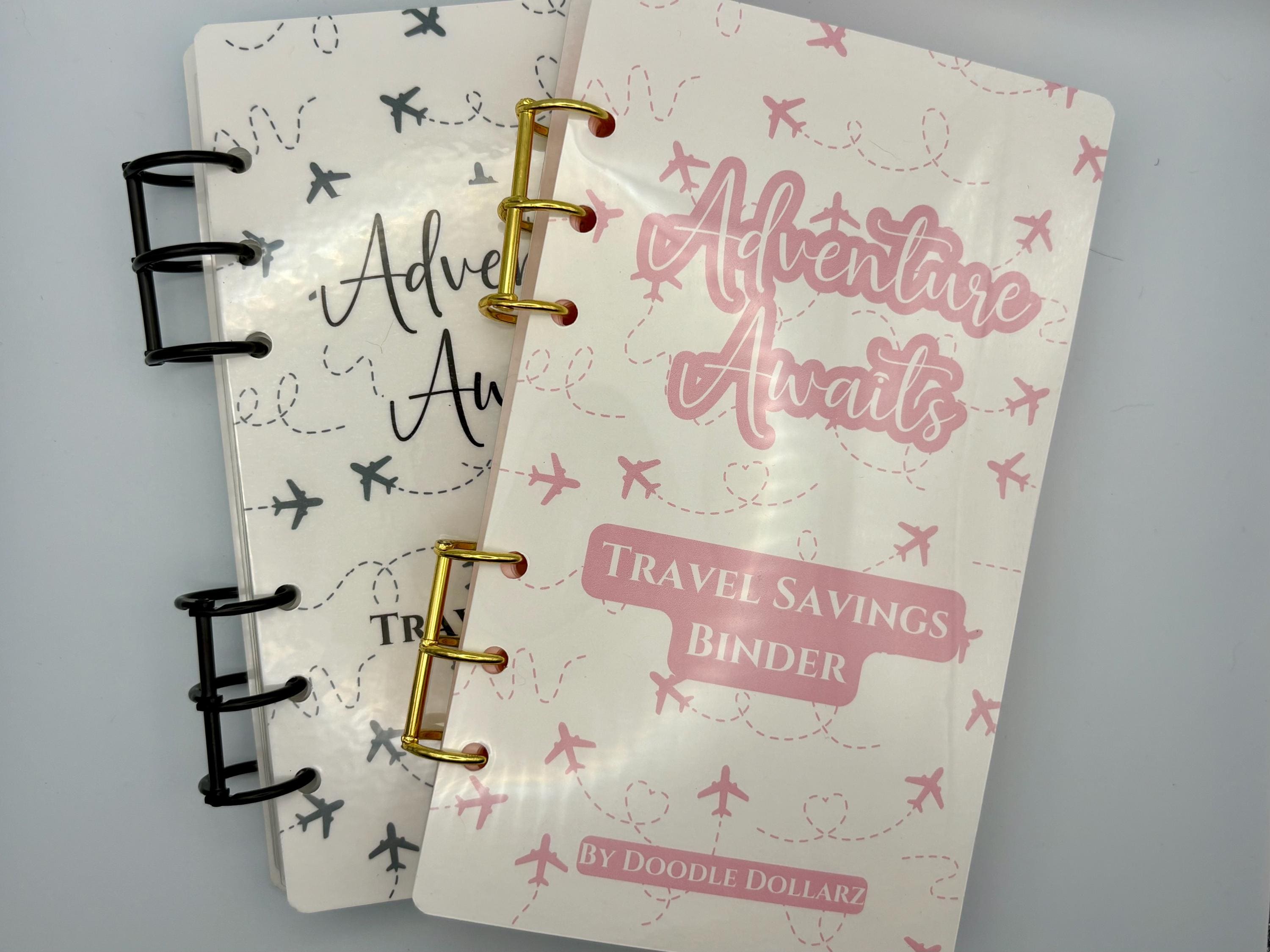 Adventure Awaits Travel Savings Binder | A6 Budgeting Book - Etsy