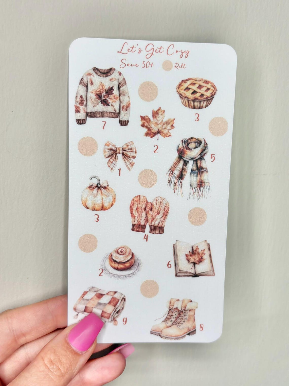 Let's Get Cozy A6 Matte Savings Challenge - Etsy
