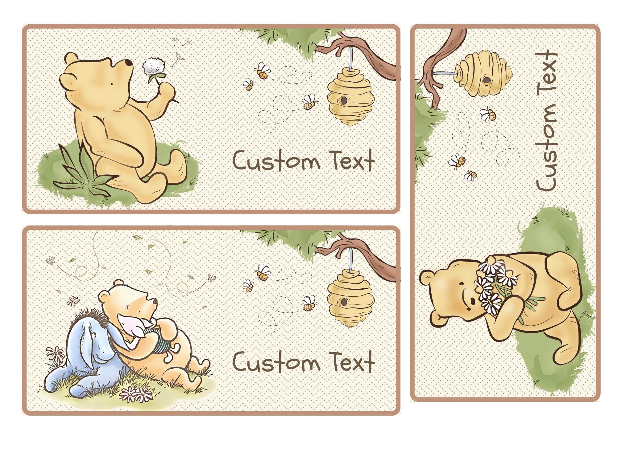 Vintage Winnie-the-pooh Budget Binder Inserts | A6 Cash Envelopes - Etsy