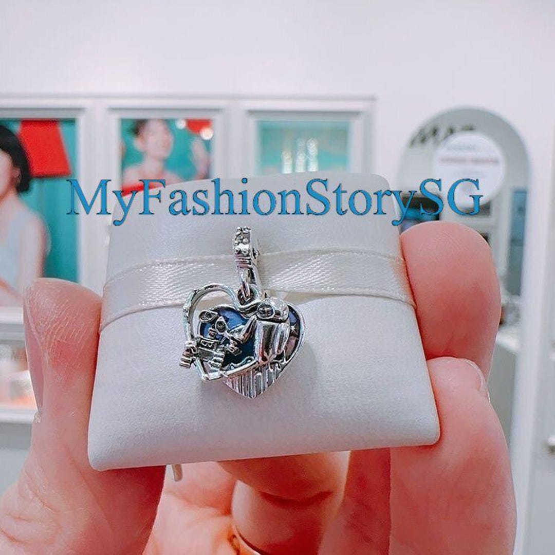 Disney Pixar Wall E and Eve Charm Fit Bracelet Necklace Pendant DIY ...