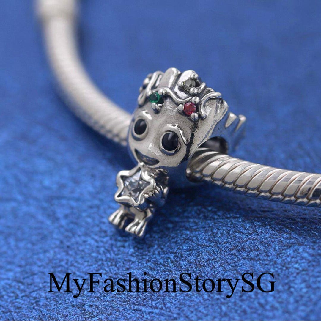 Marvel Groot Star Charm Fit Bracelet Necklace Pendant Women Fashion DIY ...