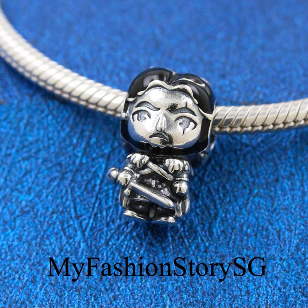 Game of Thrones Jon Snow Charm Fit Bracelet Necklace Pendant Women ...