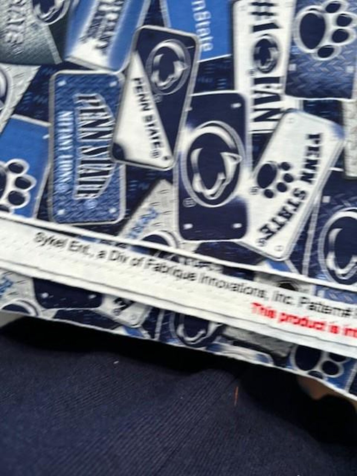 Penn State Fan License Plate Theme Fabric - 42 Inch Width - Etsy