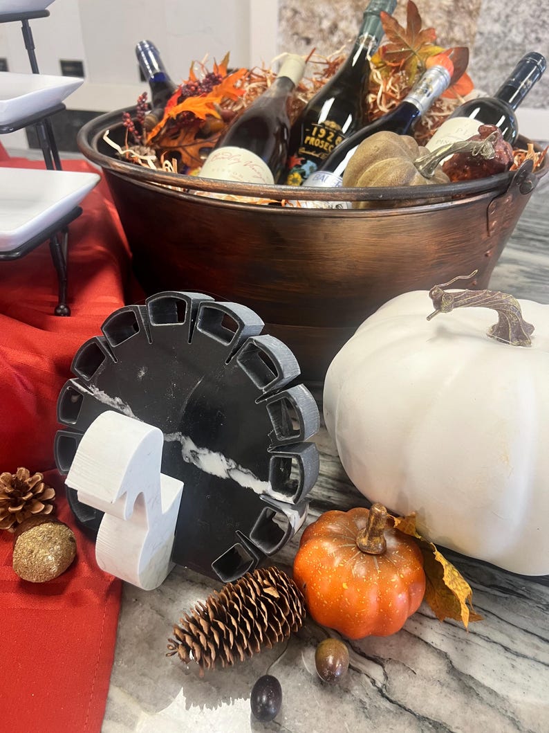 Handcrafted Quartz Stone Turkey Decor Natural Crystal Turkey Figurine ...