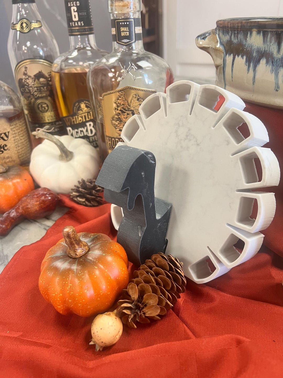 Handcrafted Quartz Stone Turkey Decor Natural Crystal Turkey Figurine ...